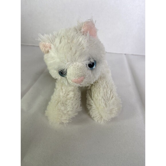 Aurora | Toys | Aurora White Cat Blue Eyes Plush Stuffed Animal Toy ...